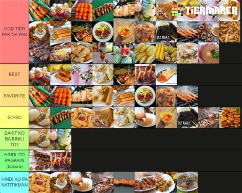 41 Must Try Filipino Street Food Tier List Community Rankings TierMaker