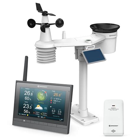 Centrale météo BRESSER MeteoChamp HD WiFi 7 en 1 Amazon fr Jardin