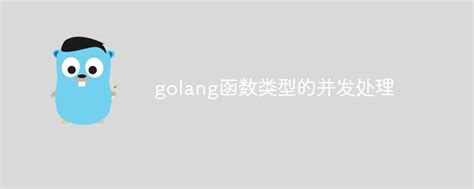 golang函数类型的并发处理 叮当号