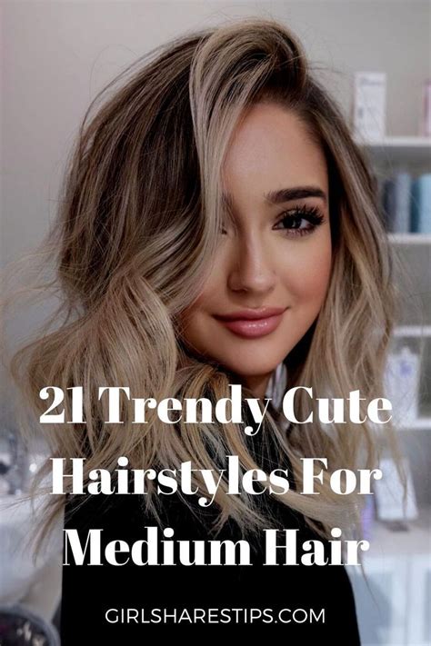 Trendy Cute Hairstyles For Medium Hair For Cute Hairstyles