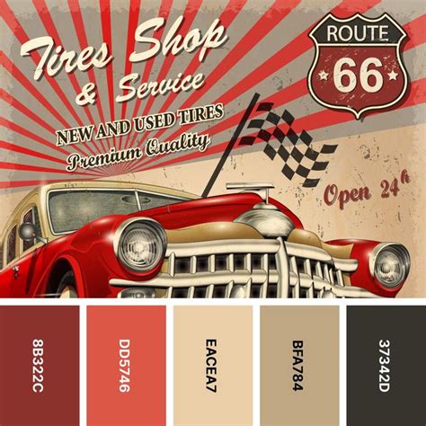 Retro Color Palettes For Throwback Designs Color Meanings In
