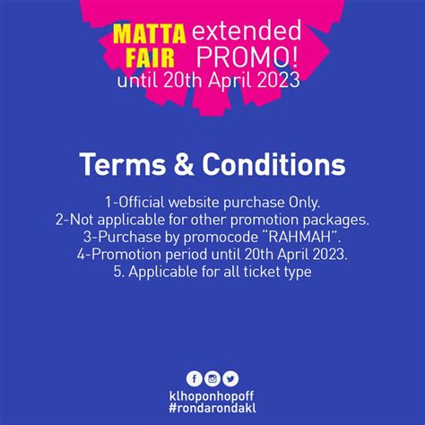 Now Till Apr Kl Hop On Hop Off Matta Fair Promo