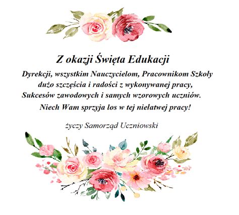 Dzień Edukacji Narodowej Szkoła podstawowa