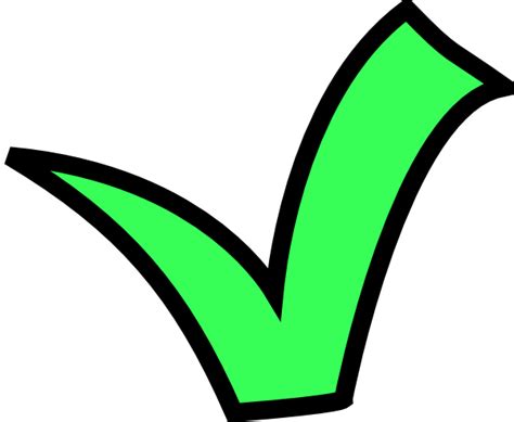 Check Mark Clip Art Library