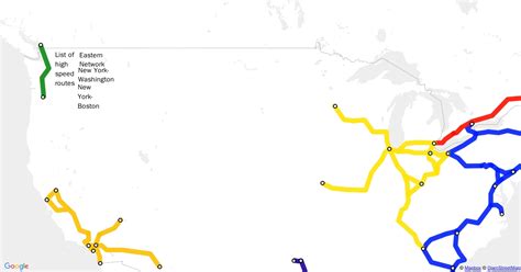 High Speed Rail Map Us Scribble Maps