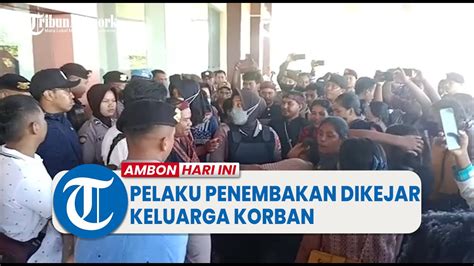 Pelaku Penembakan Di Gunung Botak Dikejar Keluarga Korban Usai Sidang