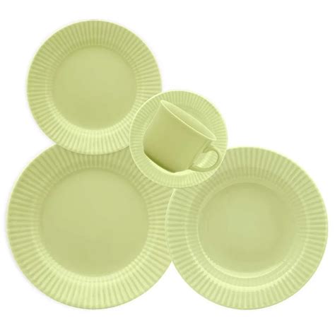 Aparelho de Jantar 30 Peças Canelé Verde Oxford Primolare
