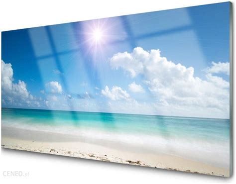 Tulup Panel Szklany Dekor Morze Plaża Słońce 100X50 Opinie i