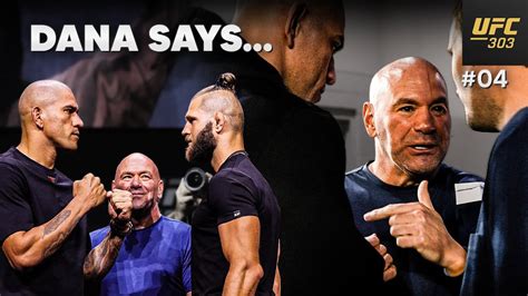 DANA WHITE MANDA A REAL PARA POATAN Nos Bastidores Do UFC 303 Dia 4