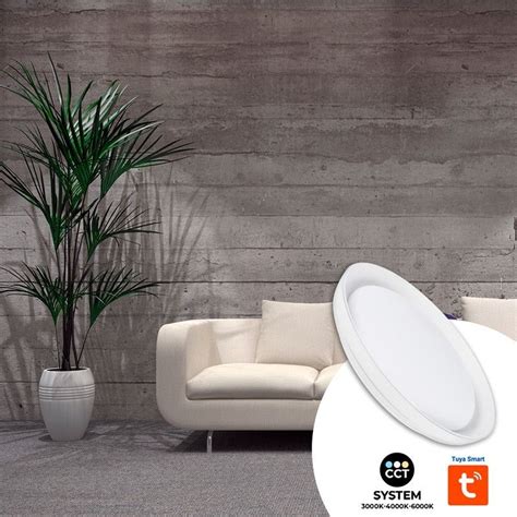 Plafonnier Circulaire LED En Saillie SMART RVB Et CCT Avec Connexion