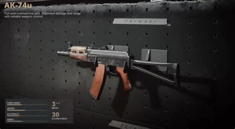 Scump révèle la meilleure classe pour lAK 74u sur lalpha de Cold War
