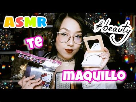 ASMR casero te maquillo duerme rápido y feliz YouTube