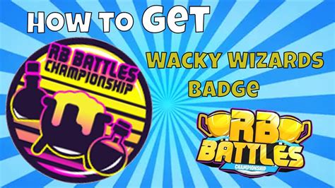 How To Get RB Battles Challenge Badge In Wacky Wizards YouTube