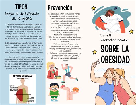 Triptico Sobre La Obesidad Tipos Lo Que Necesitas Saber Sobre La