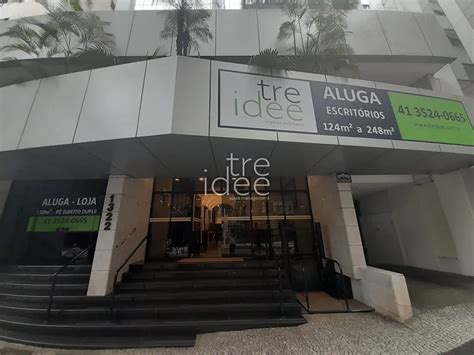 Sala Comercial na Rua Visconde do Rio Branco 1322 Mercês em Curitiba