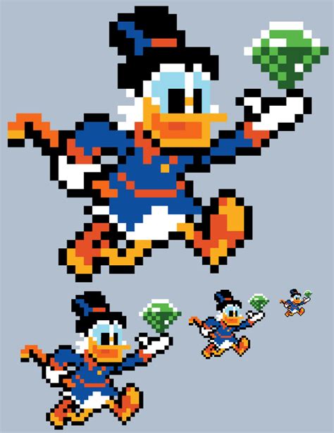 8 Bit Scrooge McDuck By RadillacVIII On DeviantArt