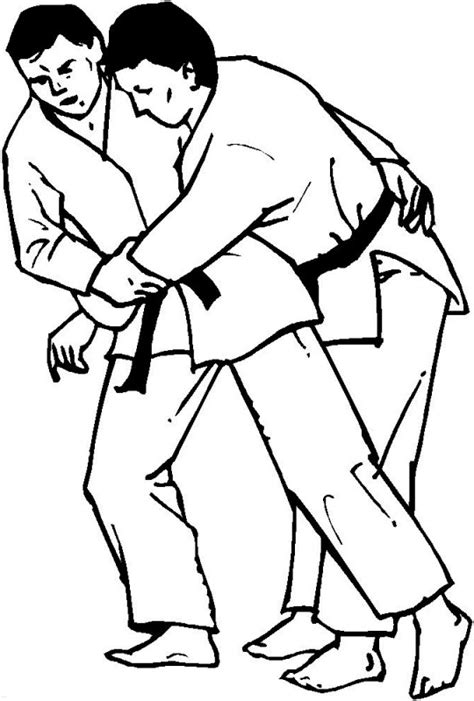 Dibujo 9 De Judo Para Colorear