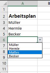 Excel wie Sie in ein Dropdown Feld einfügen und damit arbeiten