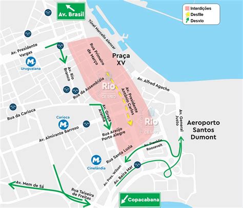 CET Rio monta esquema especial de trânsito para a comemoração do