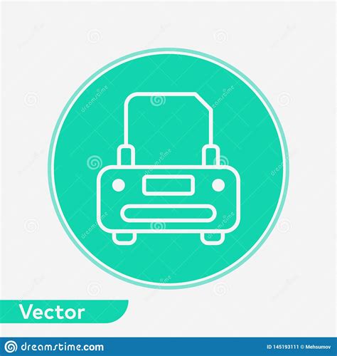 S Mbolo De La Muestra Del Icono Del Vector De La Impresora Ilustraci N