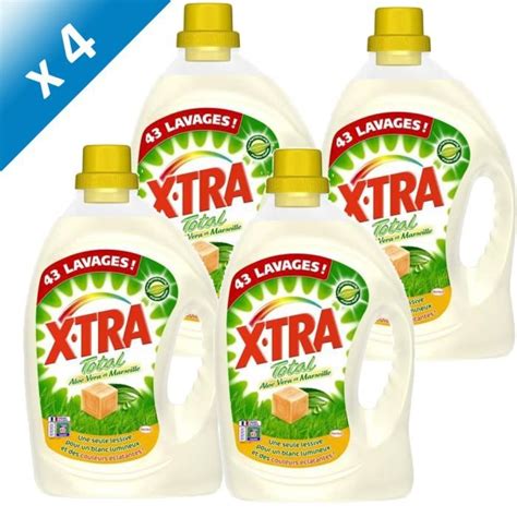 X TRA Total Savon De Marseille 3 01L X4 Achat Vente Lessive PCB4