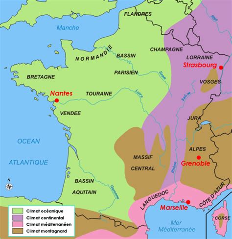 Carte De France Avec Villes Principales Et Fleuves Carte De France