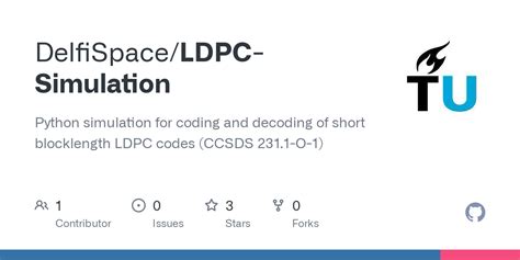 github delfispace ldpc simulation python simulation for coding and decoding of short