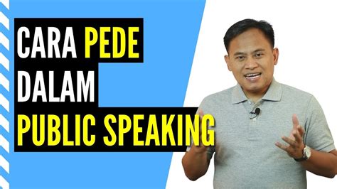 Cara Agar Percaya Diri Berbicara Di Depan Umum Komunikasi Non Verbal