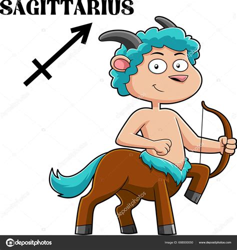 Sagitário Desenhos Animados Personagem Horóscopo Signo Zodíaco