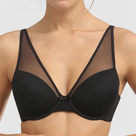 Soutien Gorge Emboitant Invisible Armatures Noir Dim Generous Lemon Curve