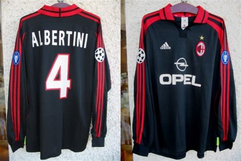 AC Milan 2000 01 Stevens Football Shirts