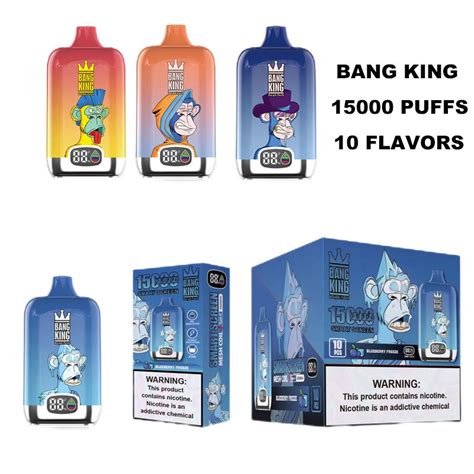 Bang King Digital Box 15000 Puffs Disposable Vape 650mAh Type C