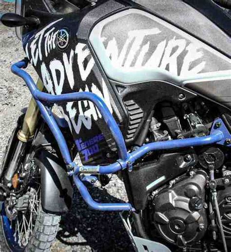 Barras De Defensa OutbackMotortek Para Yamaha Tenere 700 Color Negro