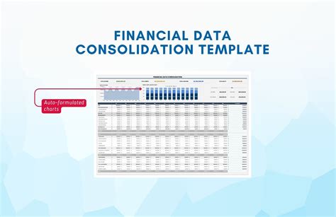 Financial Data Consolidation Template In Excel Google Sheets