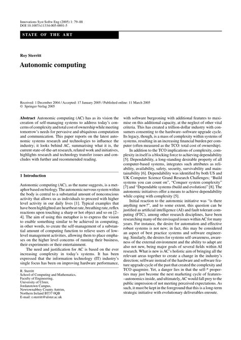 pdf autonomic computing