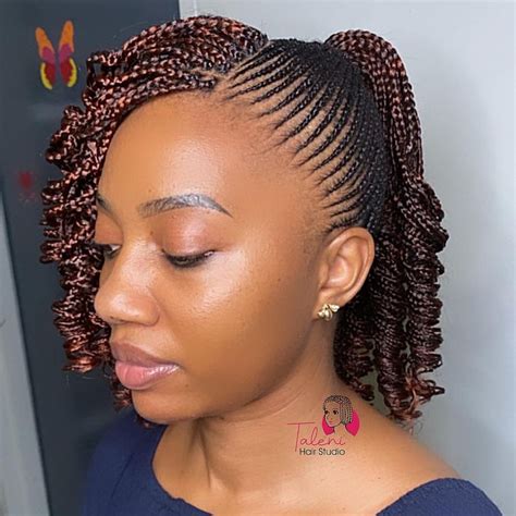 Short Box Braids Hairstyles Braided Cornrow Hairstyles African Braids