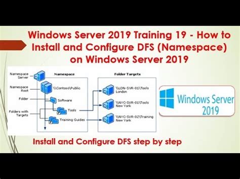 Windows Server Training How To Install And Configure Dfs