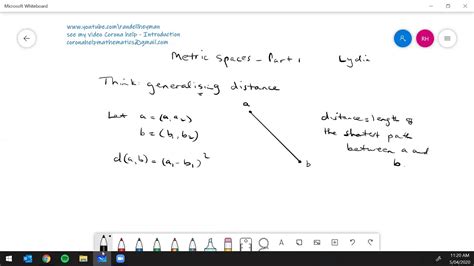 metric spaces introduction and definition youtube