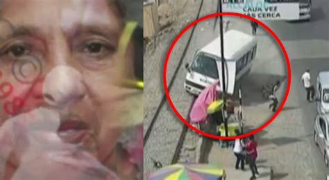 Ate Mujer Es Arrollada Por Chosicano Y Se Salva De Milagro Pero