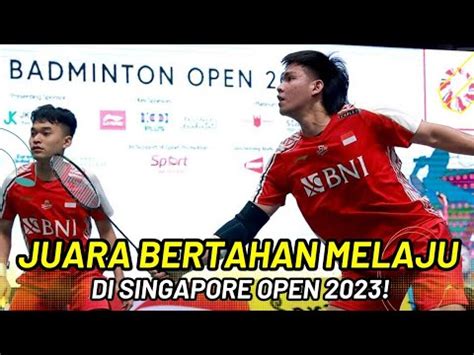 Juara Bertahan Leo Daniel Melaju Ke Babak Kedua Singapore Open