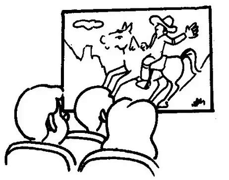 Cine Para Colorear