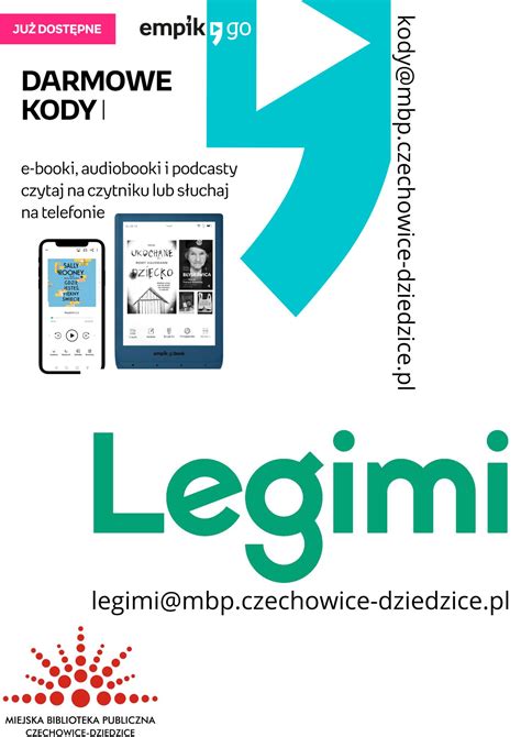 Dostęp zdalny LEGIMI i EmpikGO Miejska Biblioteka Publiczna w
