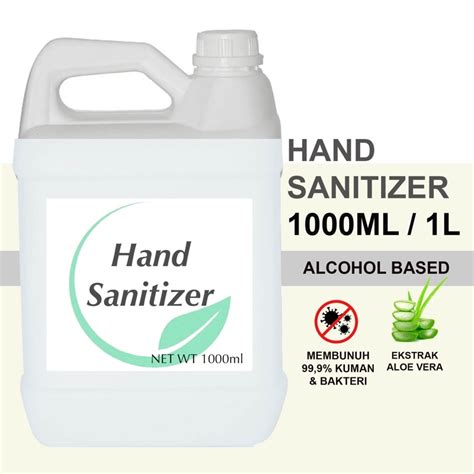 Jual HAND SANITIZER CAIR KEMASAN JERIGEN 1 Liter Shopee Indonesia