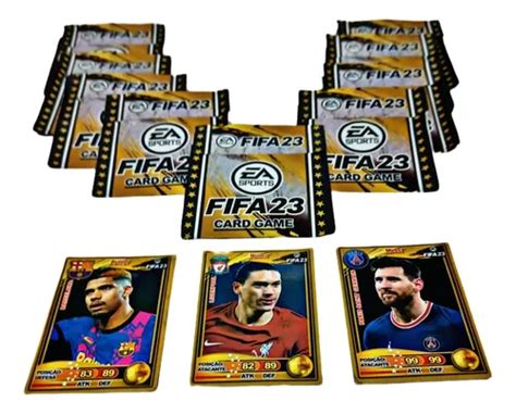 Kit 200 Cards Figurinhas Fifa 2023 Futebol 50 Pacote Bafo