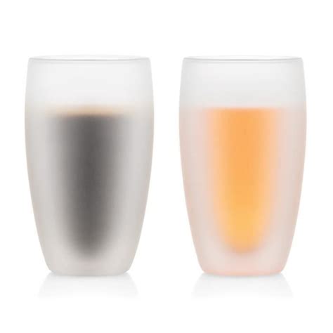 Bodum 2 Verres à double paroi PAVINA recouverts de silicone 0 45 l 0 45