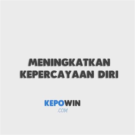 Cara Agar Percaya Diri Di Depan Umum HOBINGEBLOG