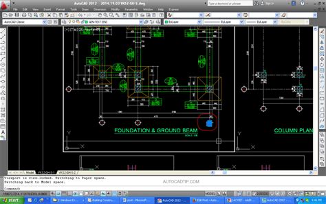 Move Objects Between Model And Paper Space In Autocad Autocad Tutorial