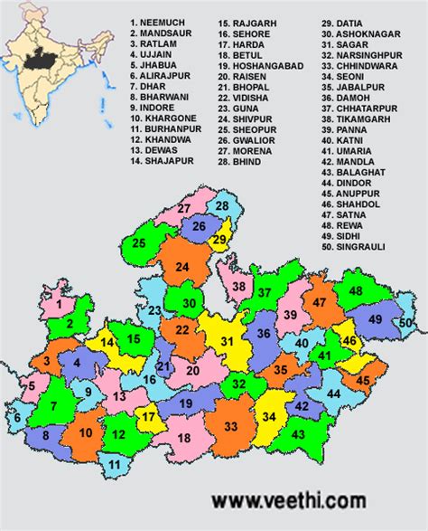 Madhya Pradesh About Madhya Pradesh Veethi