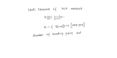 SOLVED Below Is The Lewis Structure Of The Hydrogen Cyanide HCN