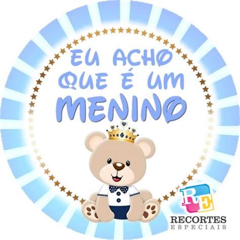 Adesivo Para Ch Revela O Menino Ou Menina Elo